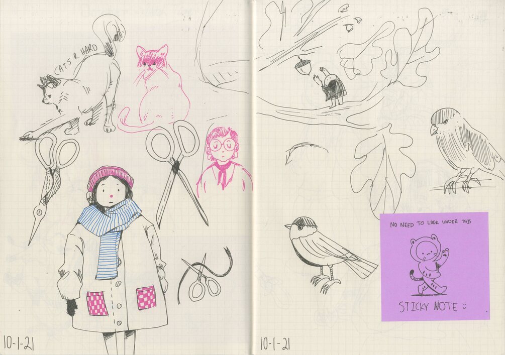 October 2021 Sketchbook #1