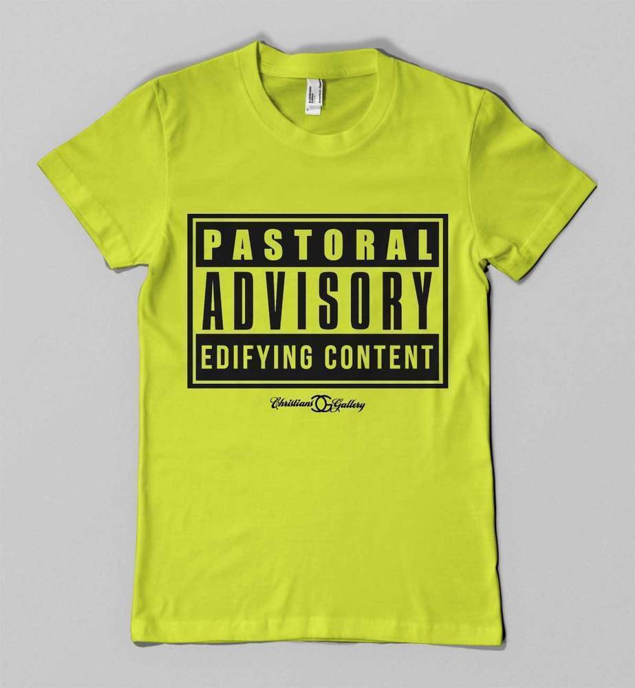 PASTORAL ADVISORY YELLOW UNISEX T SHIRT