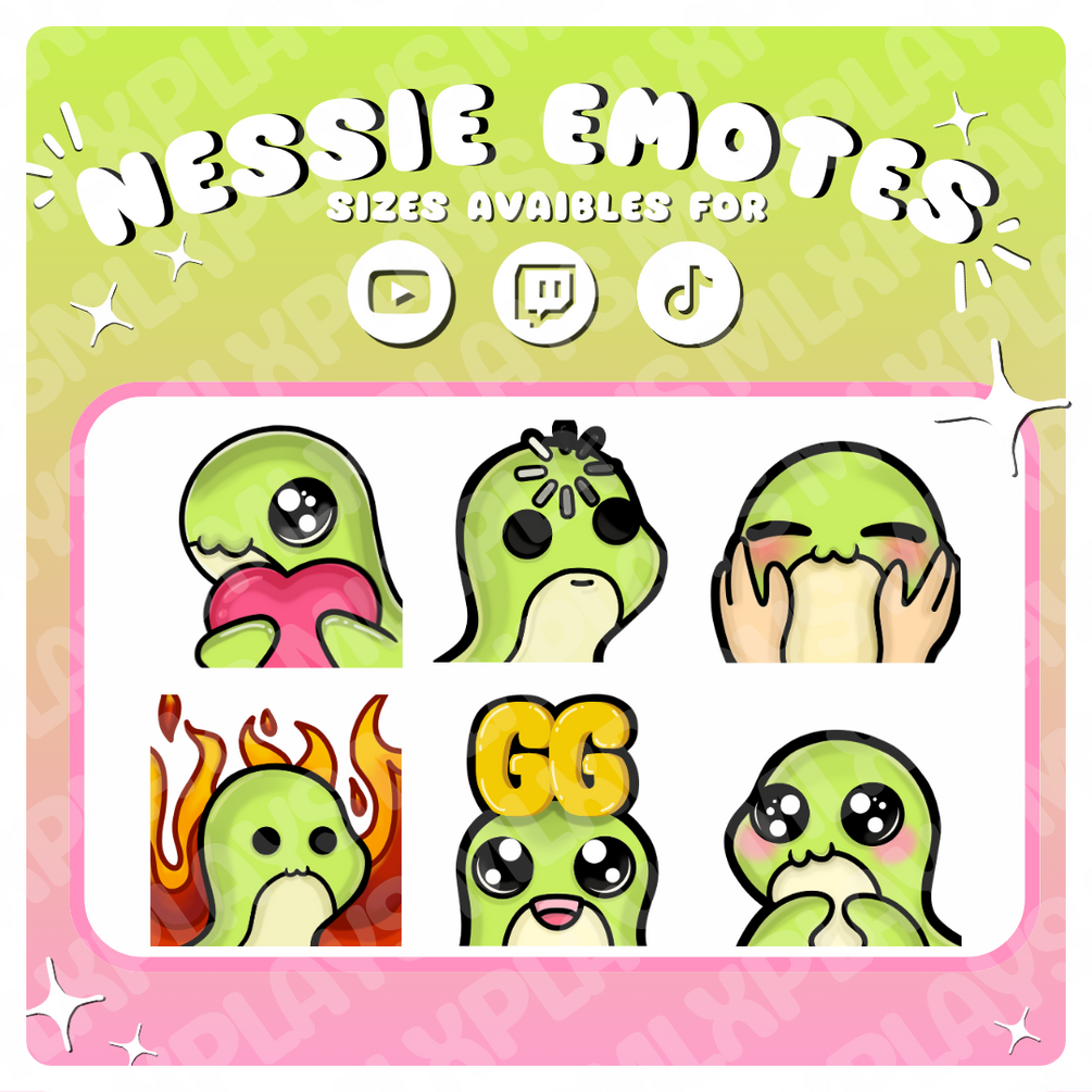 6 Nessie Apex Legends Emotes For Twitch| Youtube | Tik Tok | Custom ...