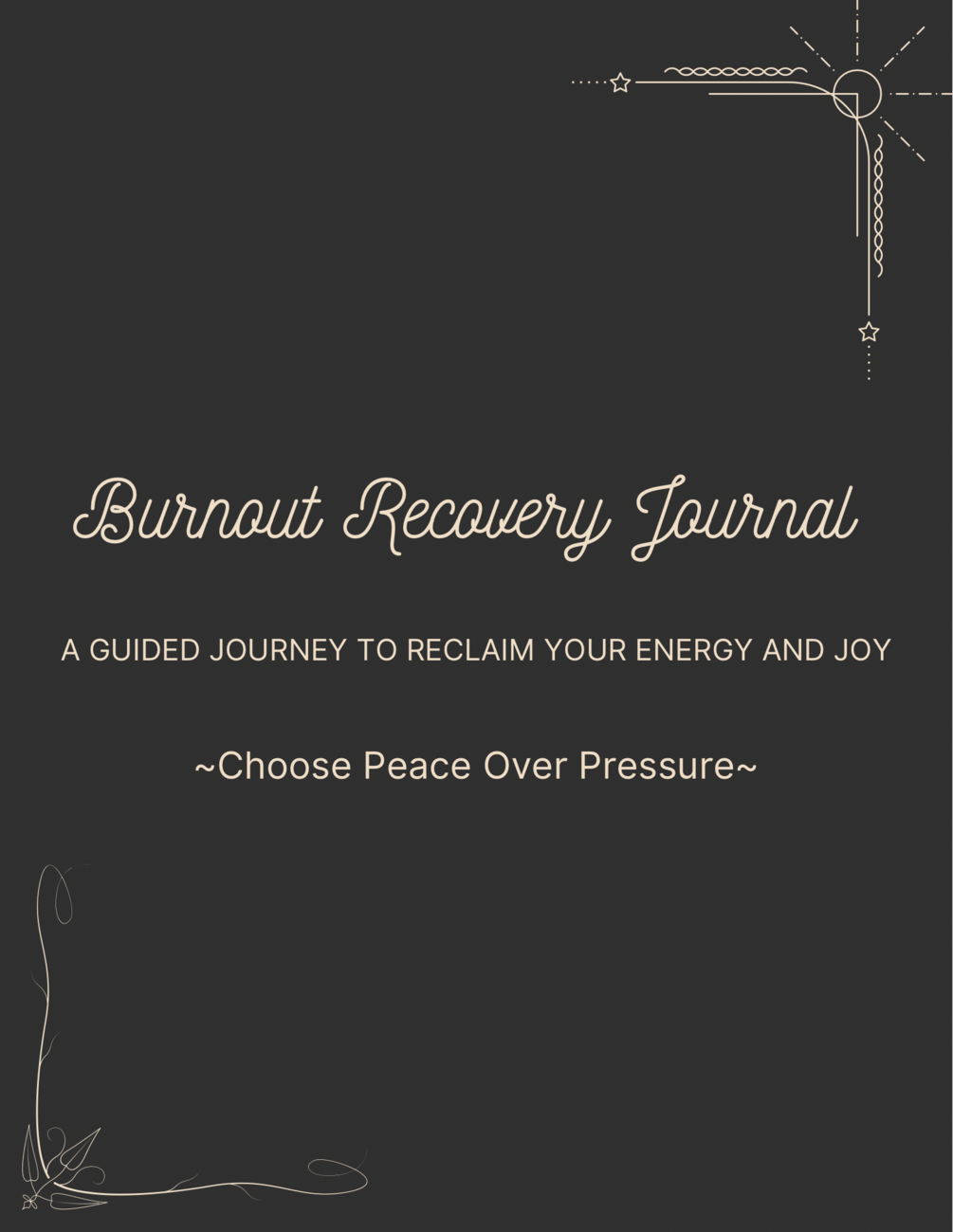 Burnout Recovery Journal