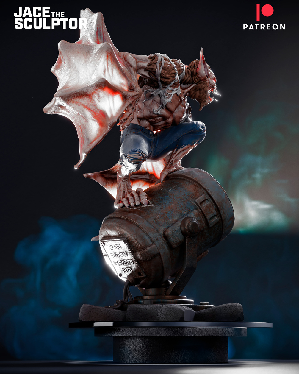 Man-Bat - 1/6 scale digital STL