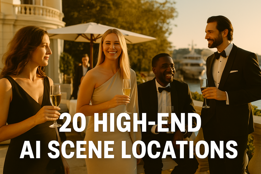 20 High-End Cinematic Locations (Prompt Pack)