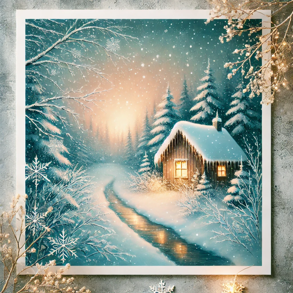 Warm Winter Wonderland Art Print