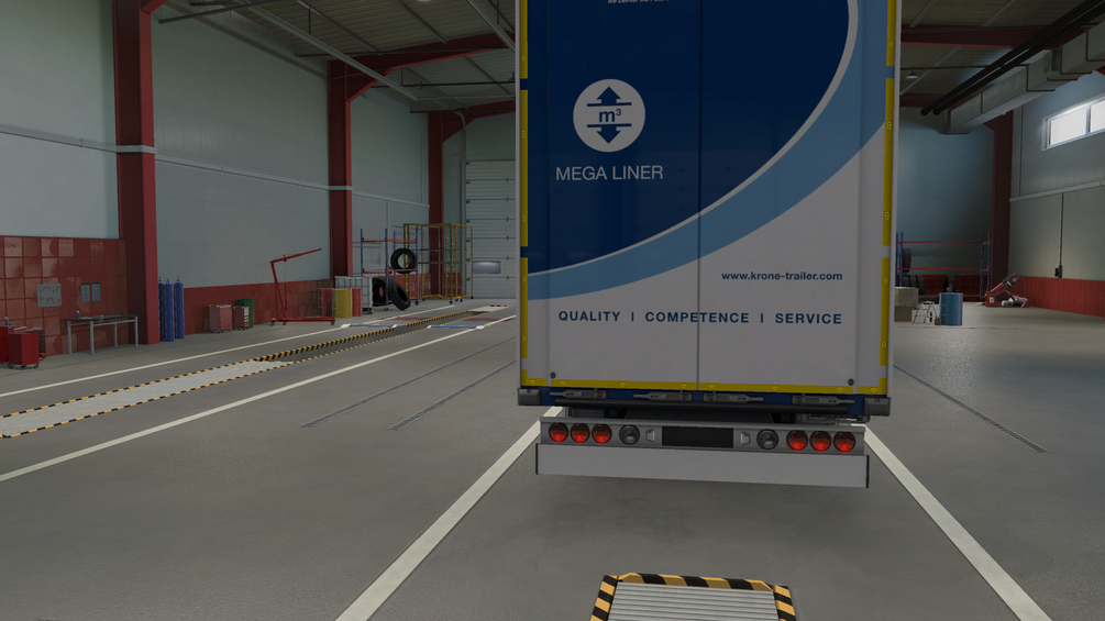ETS2 - Krone Megaliner Hamburger Light Bumper
