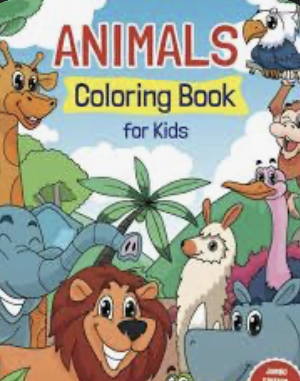 Child Animal Colouring Book