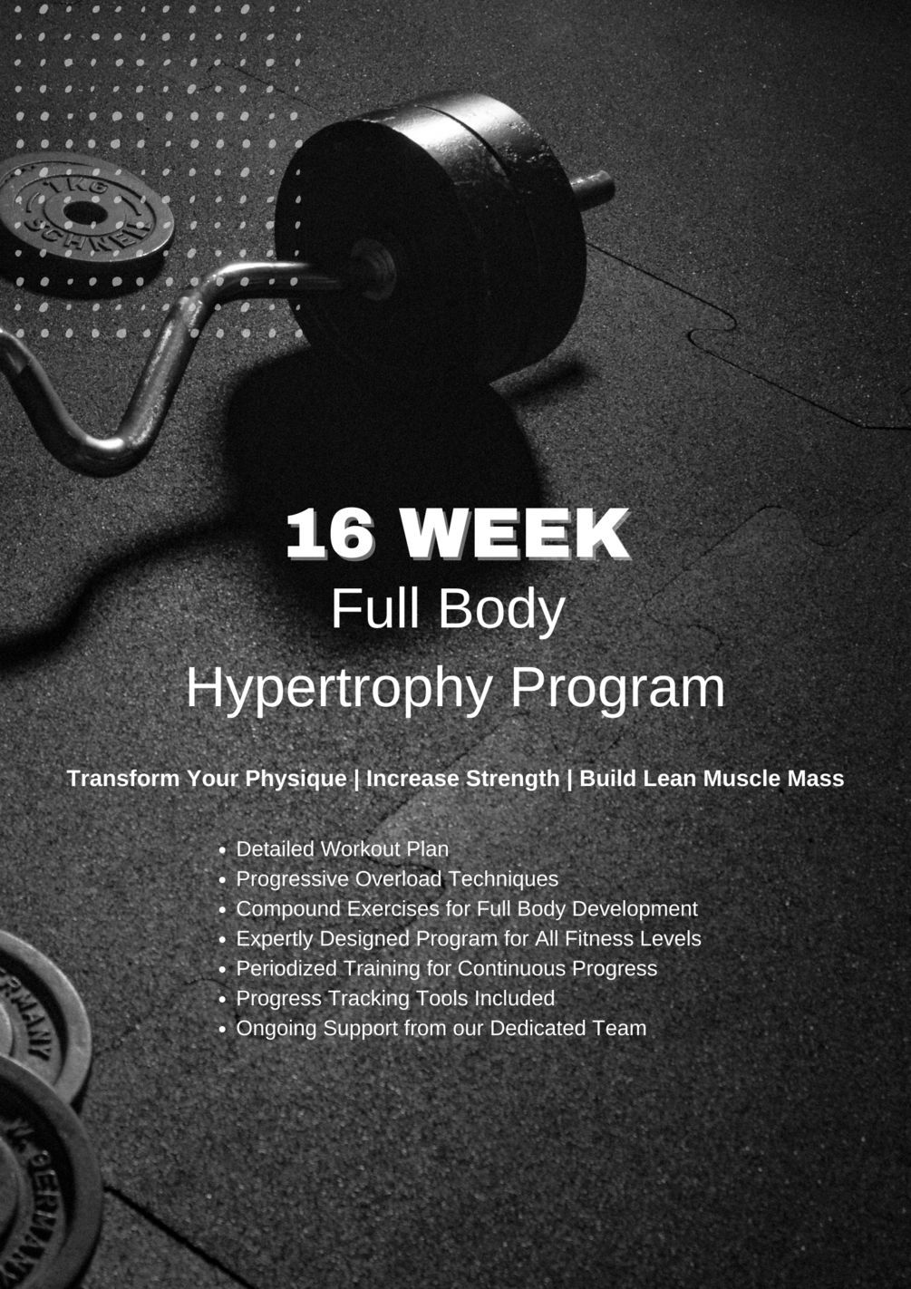 16 Weeks Full Body Hypertrophy Programme