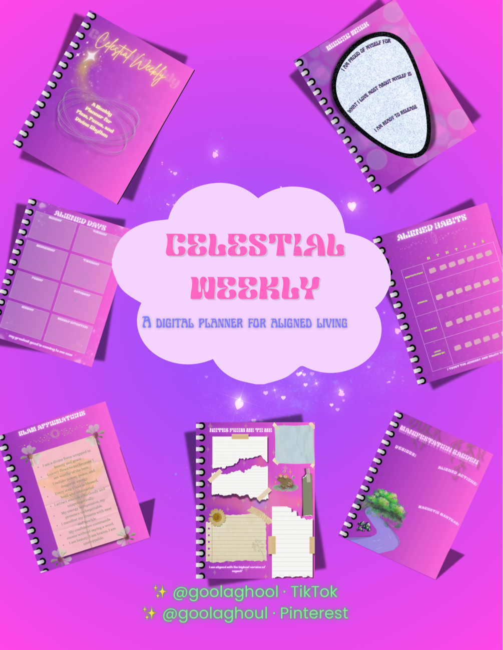 Celestial Weekly Planner Amethyst Edition