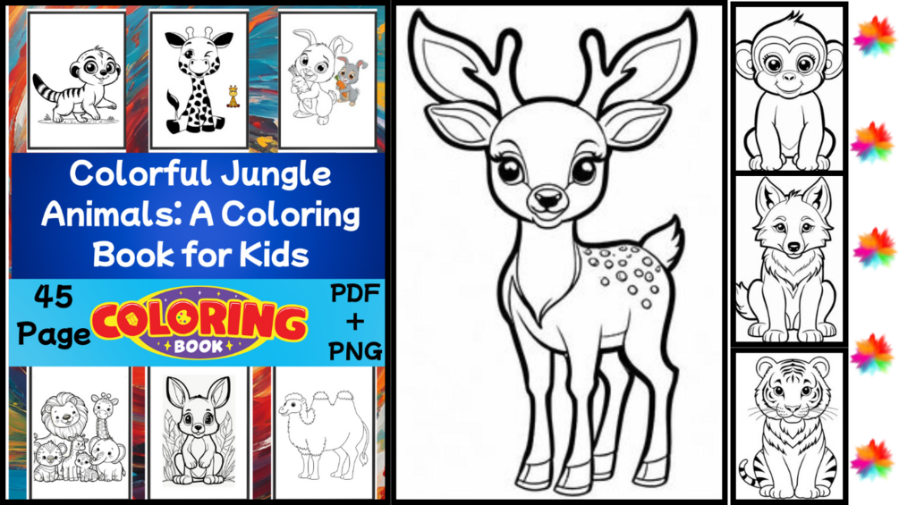 Colorful Jungle Animals