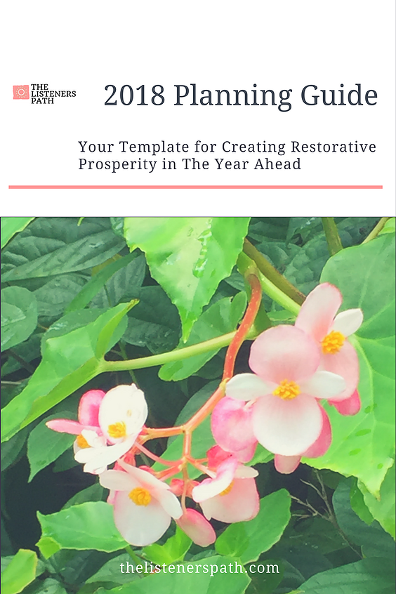 2018 Restorative Prosperity Planning Guide