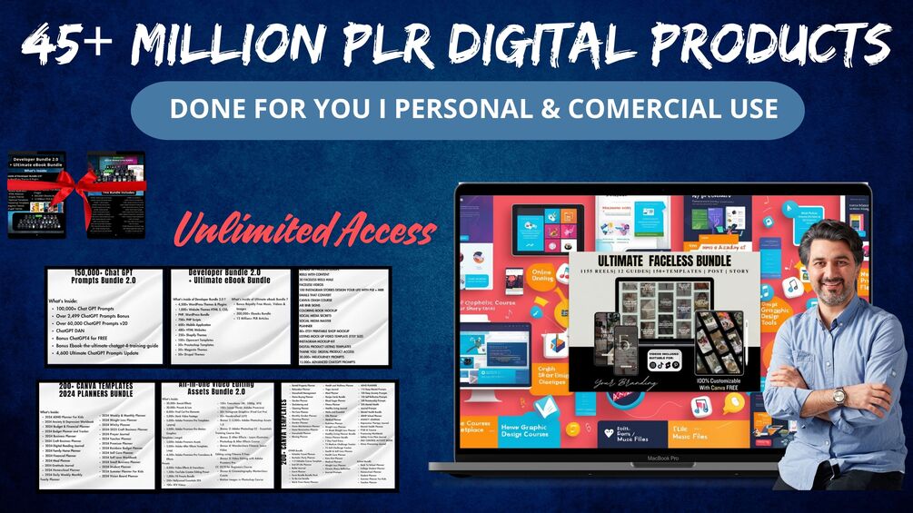 45+ Million Resell Digital Products Bundle: Passive Income with PLR ...