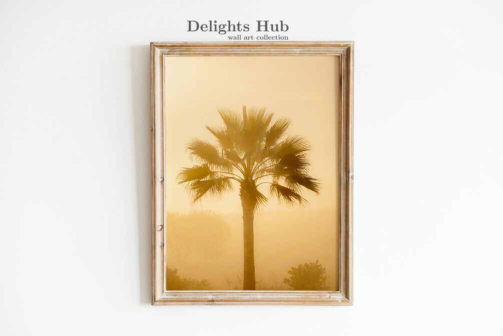 Palm Tree PRINTABLE | Digital Prints | Wall Art Delights Hub | TD01