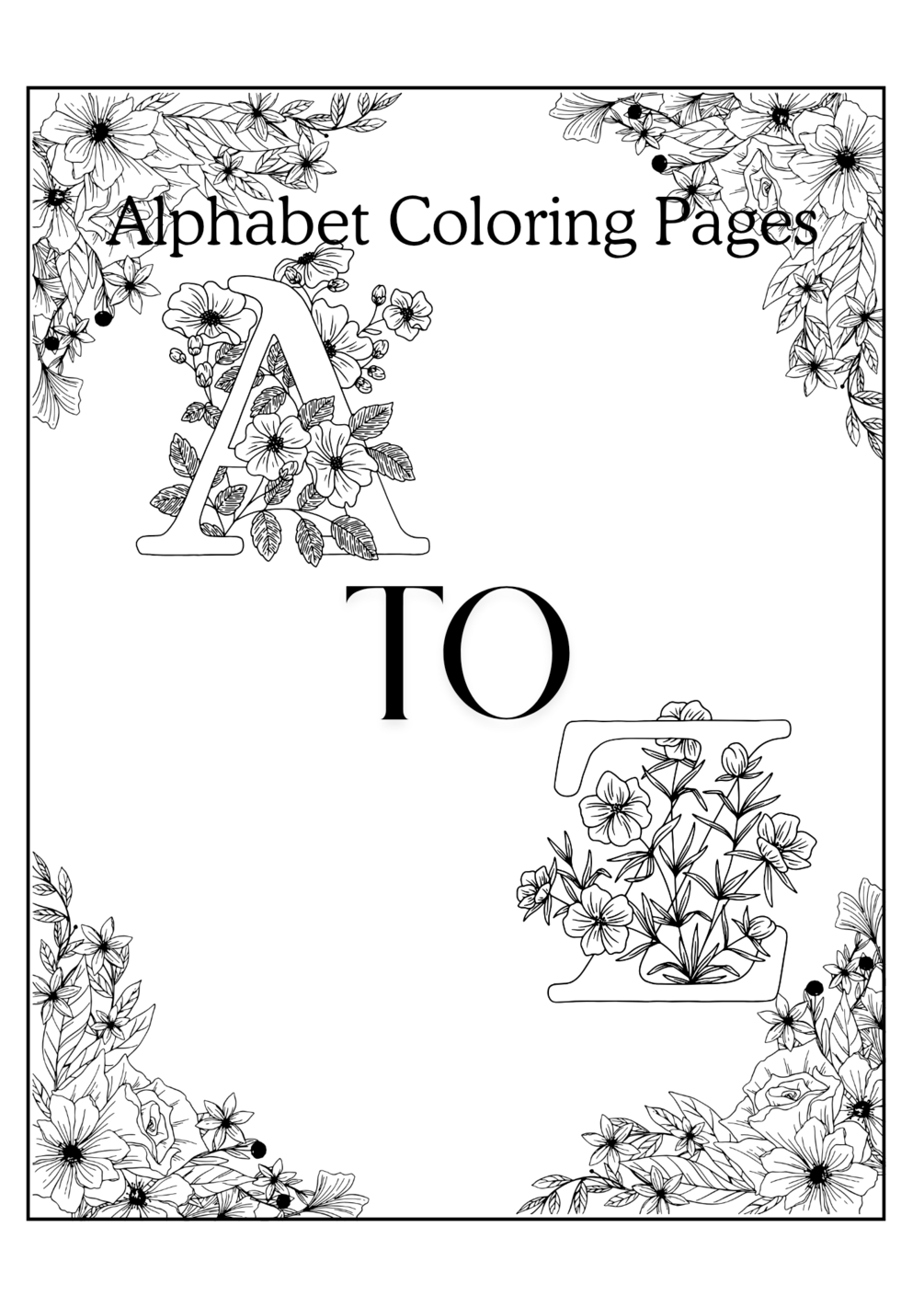 A to Z Fun: Alphabet Coloring Adventures