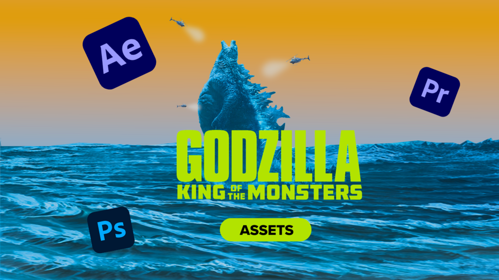 Godzilla Motion Graphics assets