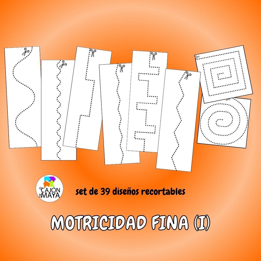 Motricidad fina (I): recursos recortables