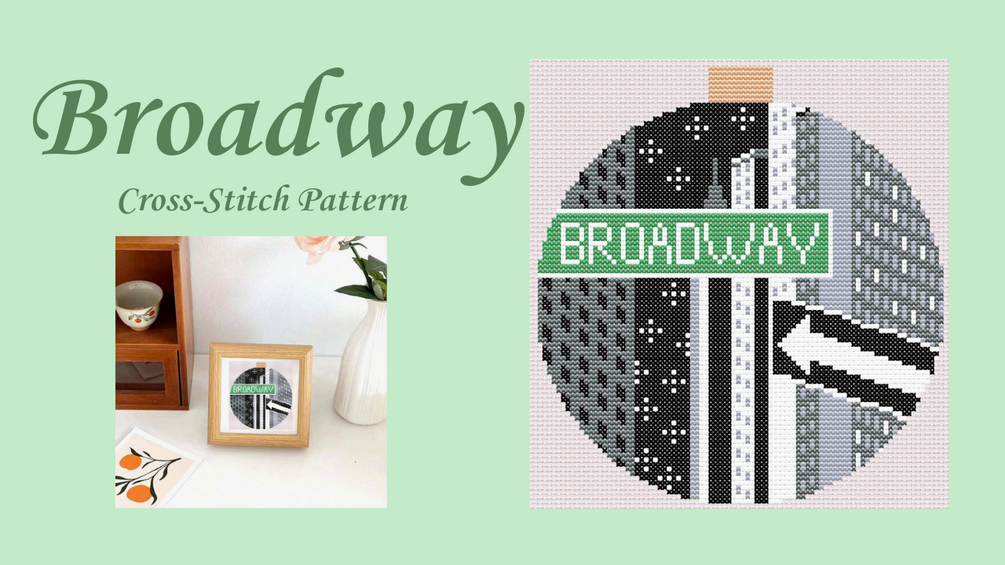 Broadway Cross-Stitch Pattern