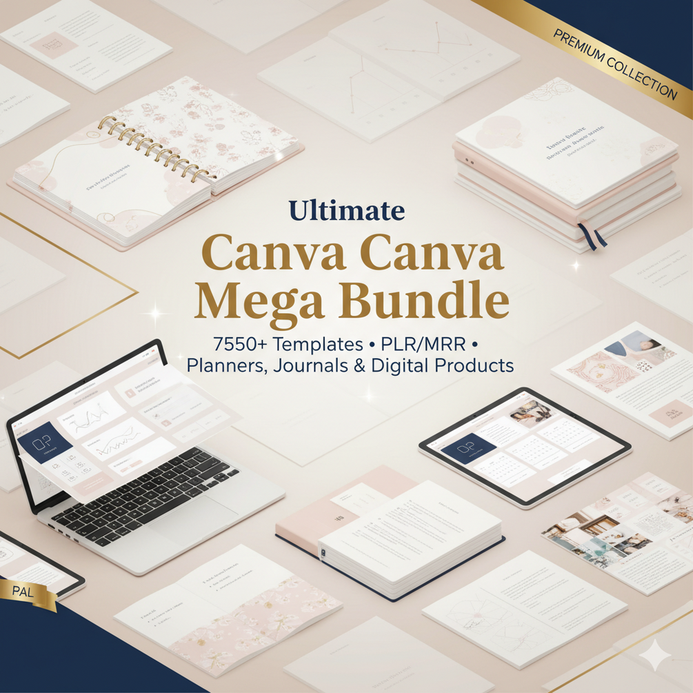 Ultimate Canva Mega Bundle (7550+ Templates) – PLR/MRR • Ready-To-Sell ...