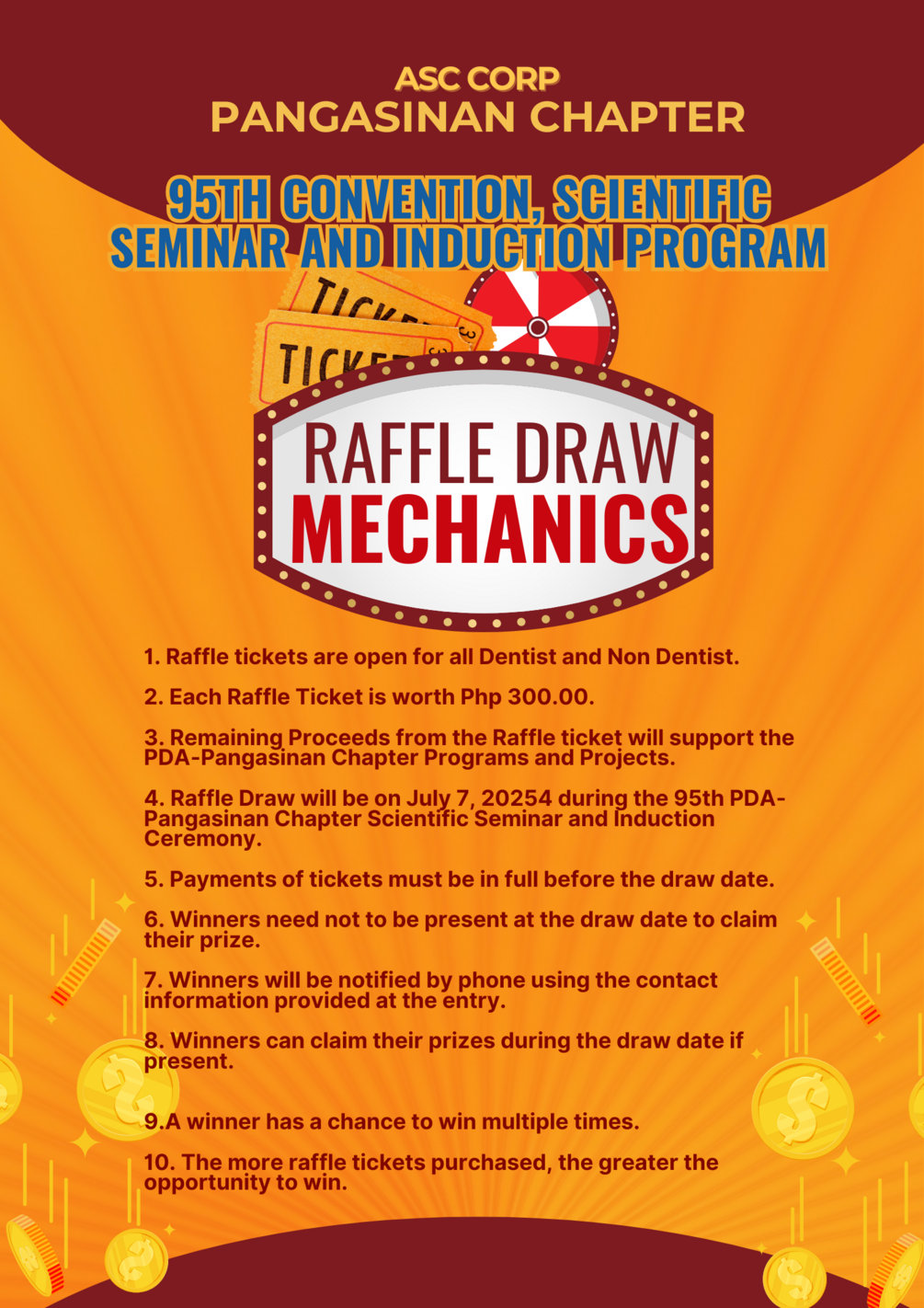 RAFFLE DRAW POSTER