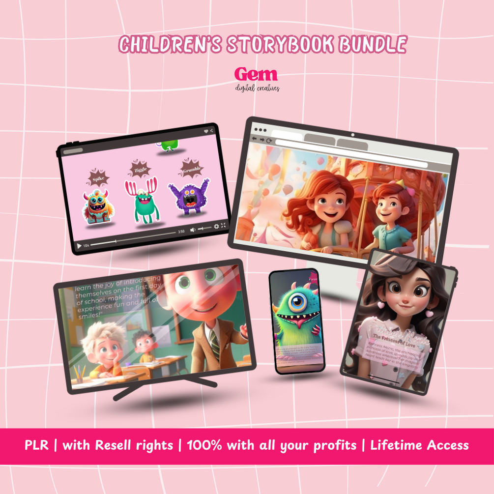 CHILDREN'S STORY EBOOK BUNDLE - EDITABLE TEMPLATE