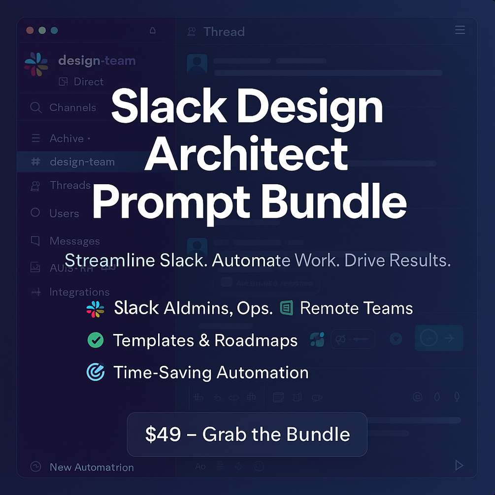 Slack Design Architect Prompt Bundle