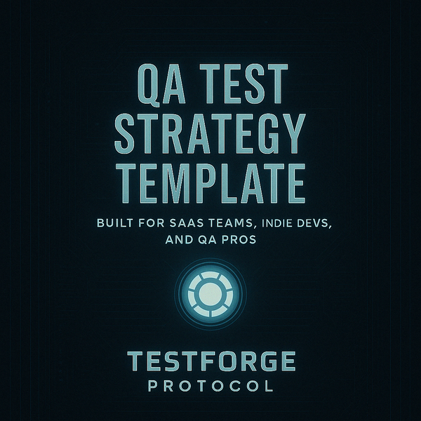 QA Starter Kit - Pro Edition | TestForge Protocol