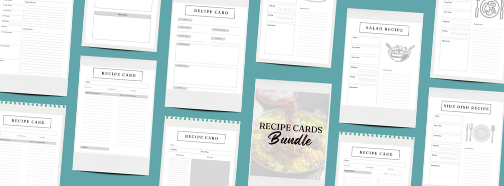 Recipe Cards Bundle