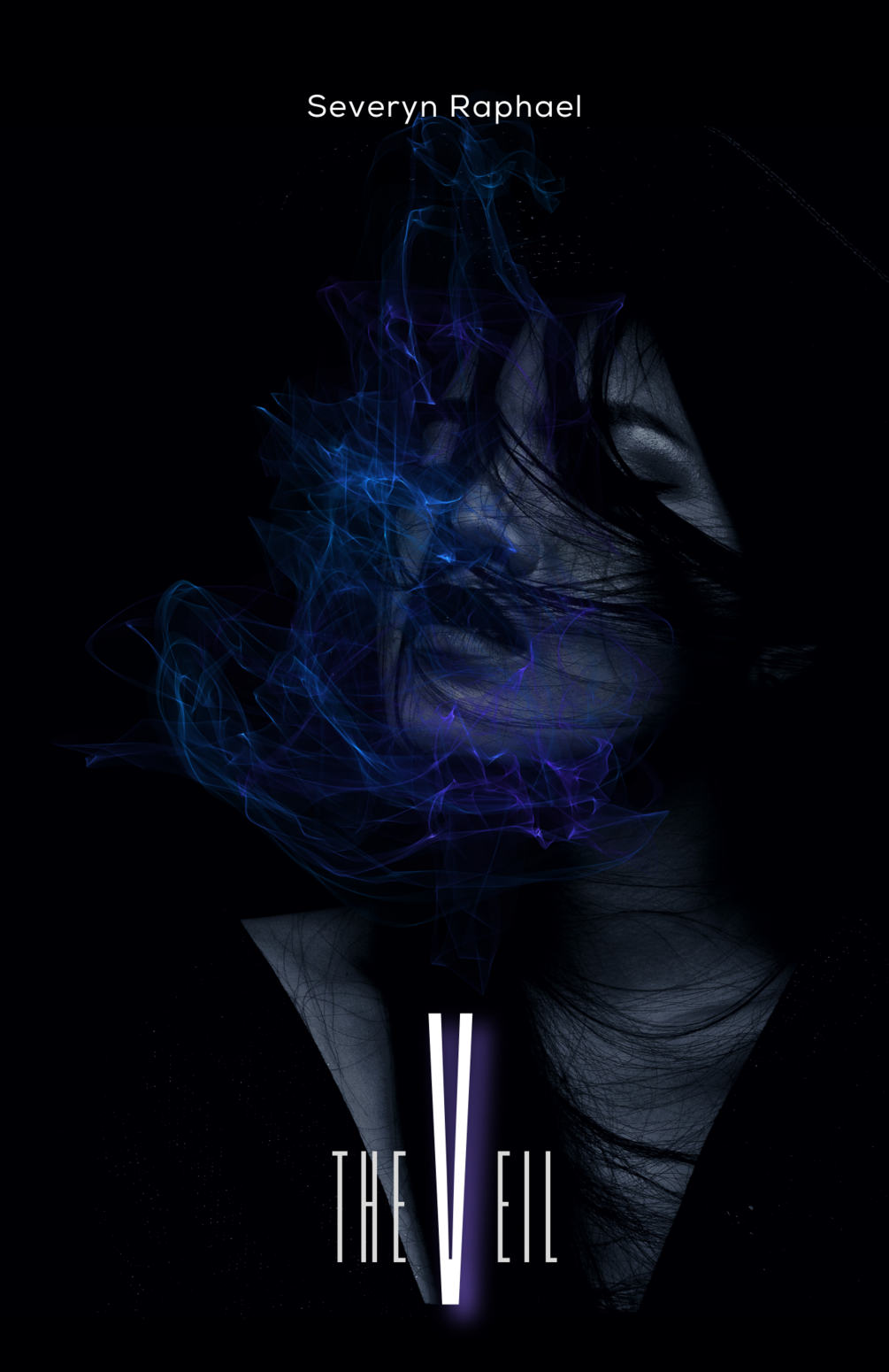 "The Veil" Book cover template (dimensions per request)