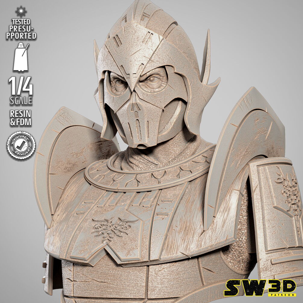 Darth Bane Portrait Bust - Star Wars 3D Models - Tested and Ready for ...
