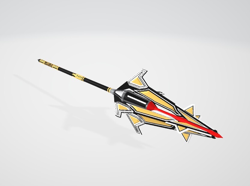 3D Gundam Spear