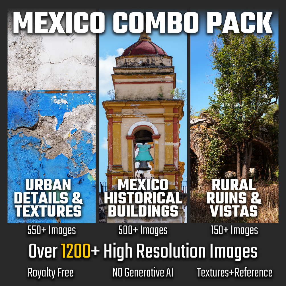 Mexico Combo Pack: Photo Reference Pack