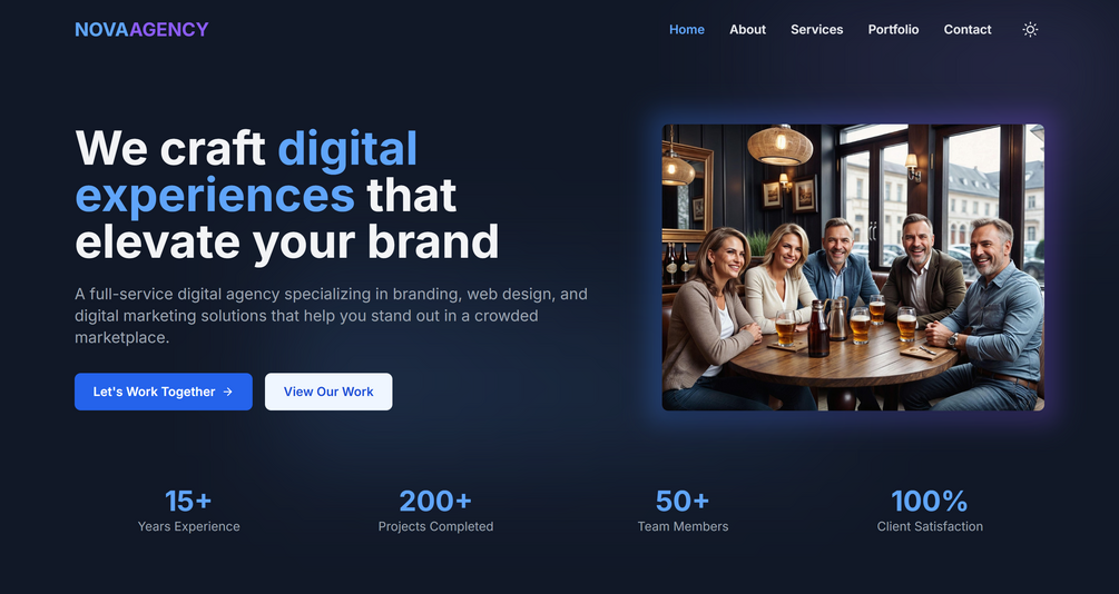 Modern Agency Website