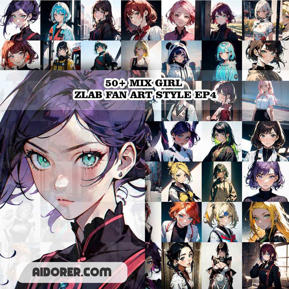 50+ MIX GIRL ZLAB FAN ART STYLE EP4