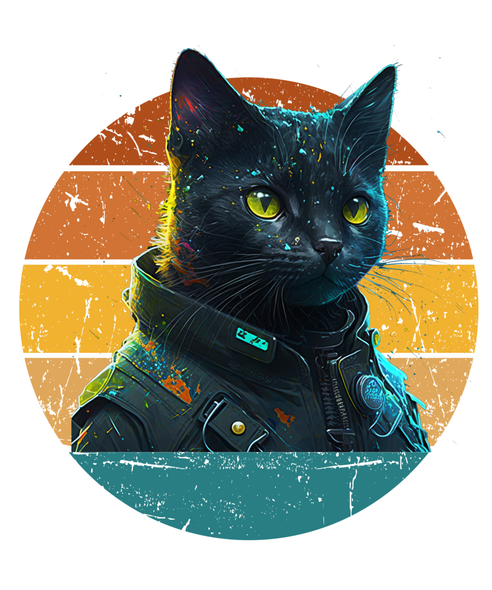 Daddy cat design for POD