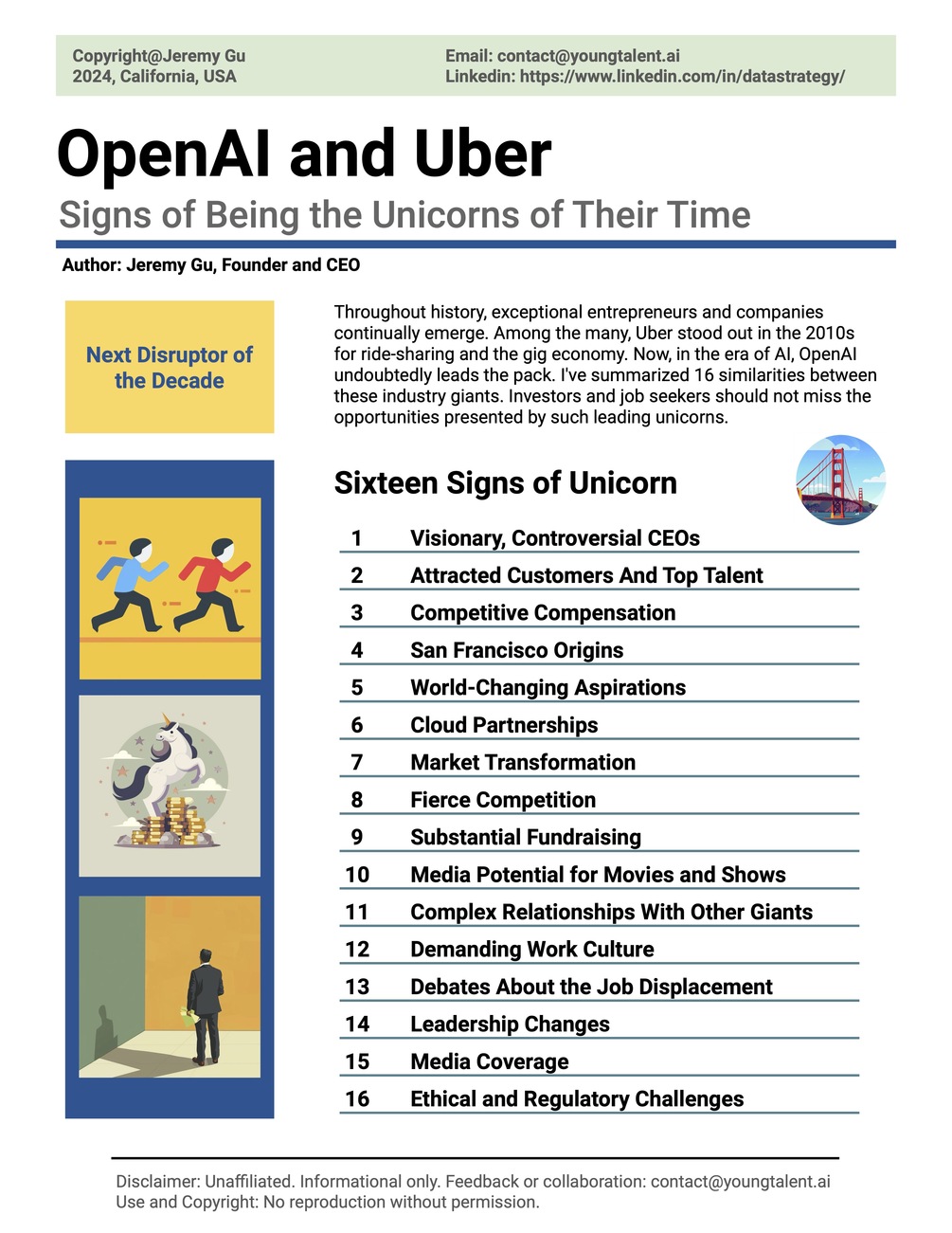 OpenAI and Uber: 16 Signs of Unicorn Success