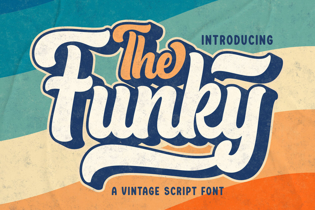 The Funky Retro Font