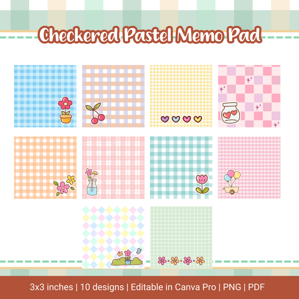 Memo Pad Bundle Template
