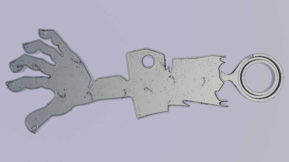 Zombie Hand - Printable 3D Pendant