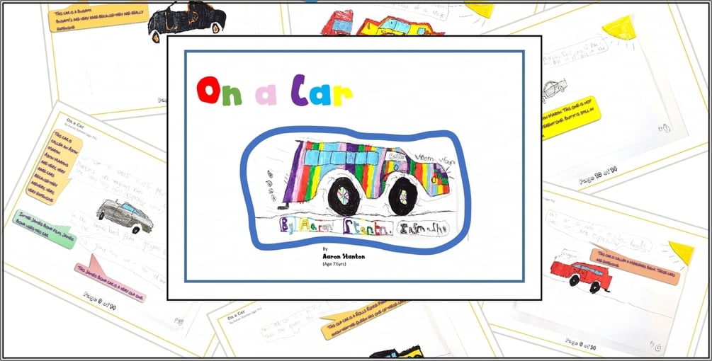 On a Car (by Aaron Stanton, age 7yrs)