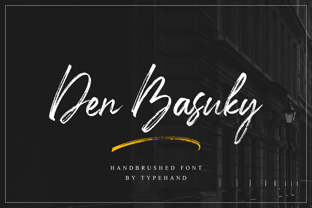 Den Basuky - Rustic Script Font
