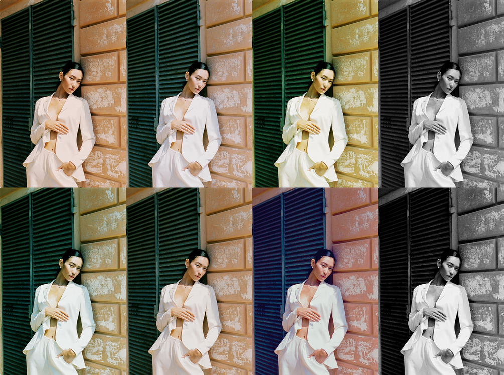 Fashion Colour Grades Photoshop Actions + Real Texture