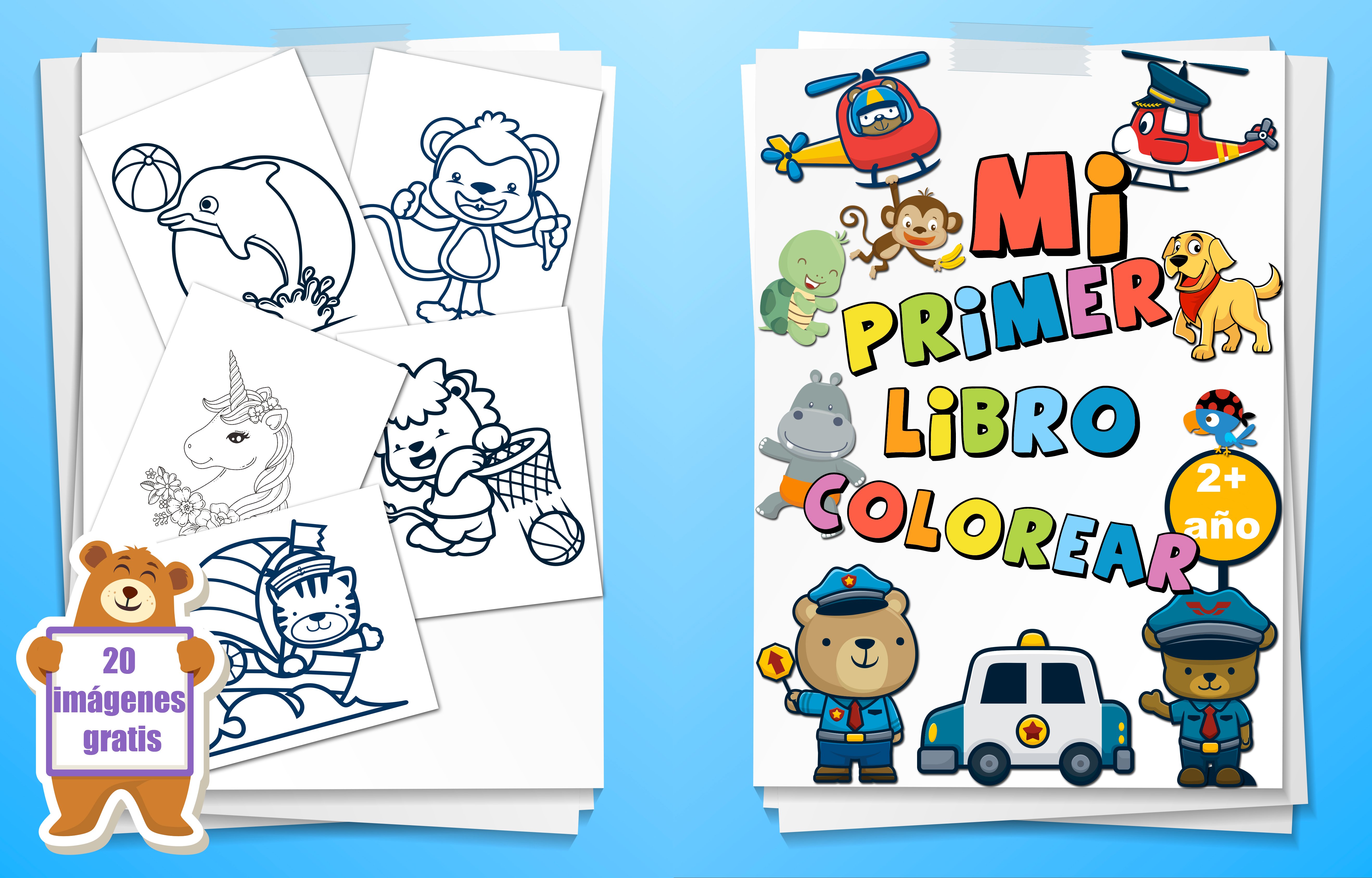 Mi Primer Libro Colorear (My First Coloring Book)
