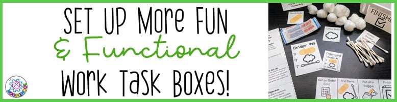 MEGA BUNDLE of 64 Dollar Store Vocational Work Task Boxes with Visuals ...