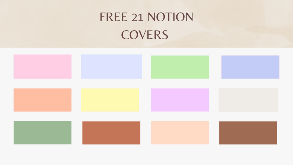 Free Simple Notion Covers