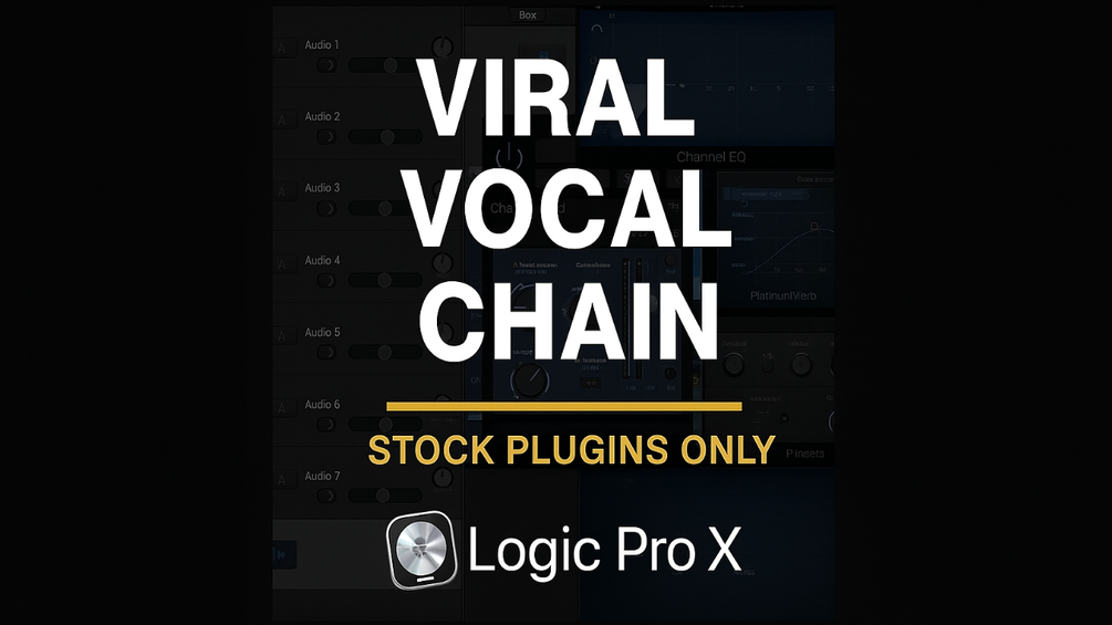 Viral Vocal Mix Chain – Logic Pro (Stock Plugins Only)