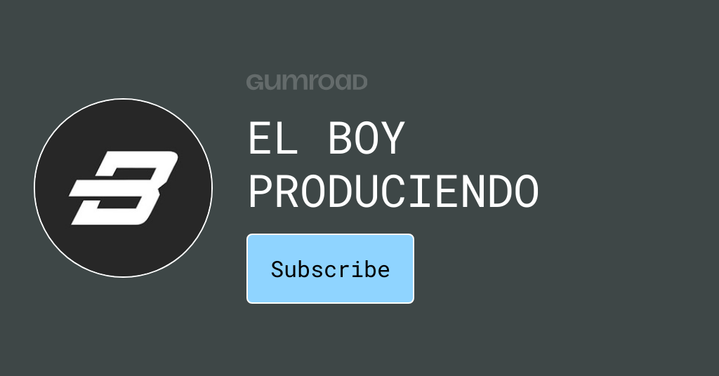 EL BOY PRODUCIENDO