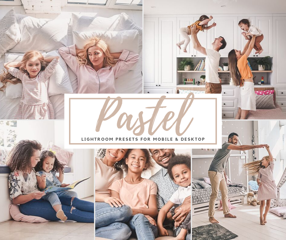 5 Pastel Lightroom Desktop & Mobile Presets