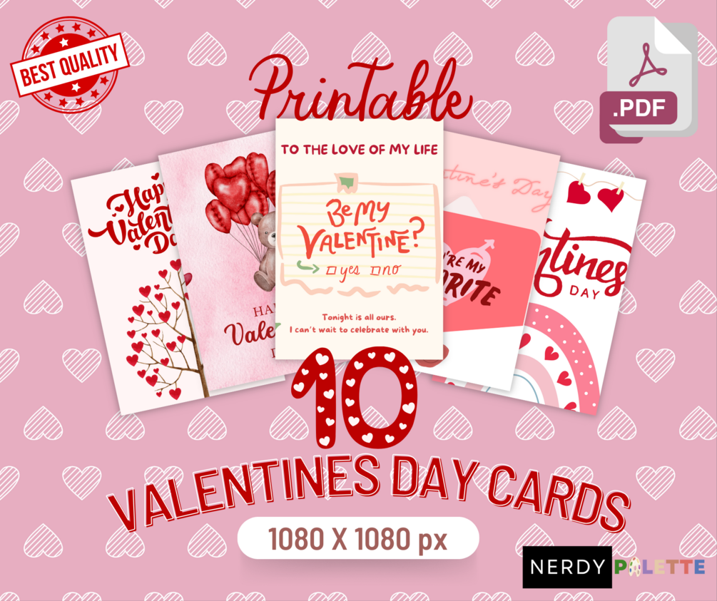 10 Valentines Day Cards, Postcards, Dedication