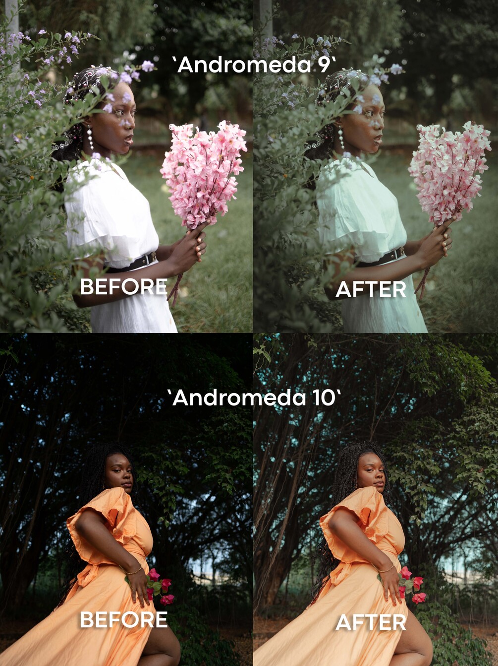 30 Lightroom Presets For Mobile & Desktop | Andromeda Preset Pack