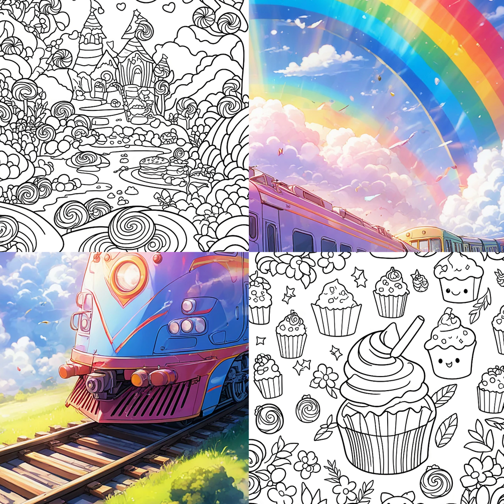Whimsical and Fun - Kids' Coloring Book