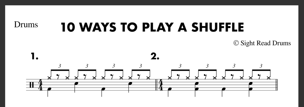 10 Ways To Play A Shuffle