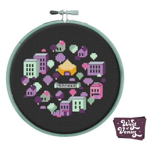 Threed Cross-Stitch Pattern PDF - Earthbound